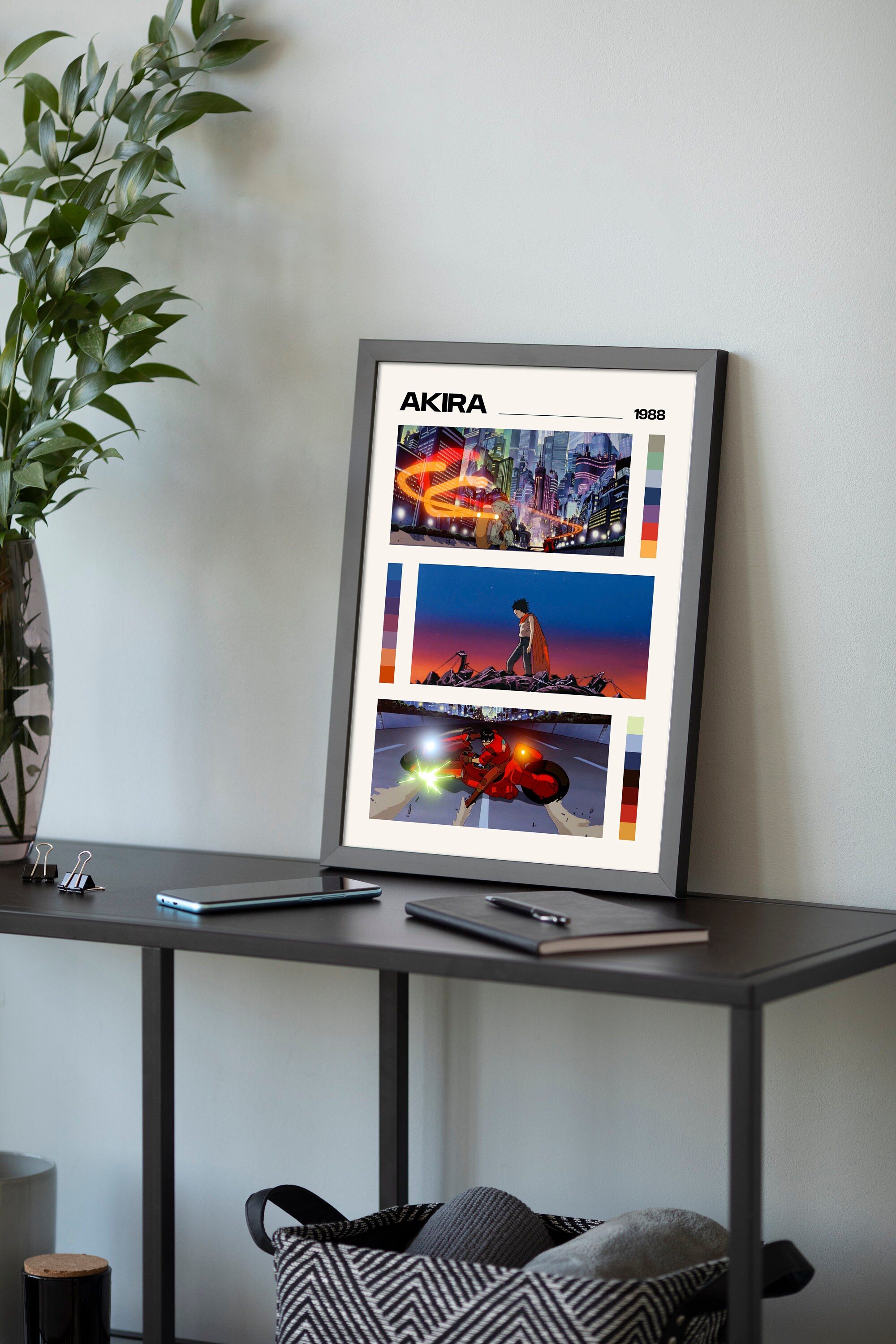 Akira Movie Poster Colour Palette Poster Minimalist Movie Poster Studio ...