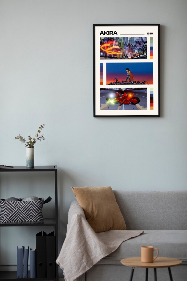 Akira Movie Poster Colour Palette Poster Minimalist Movie Poster Studio ...