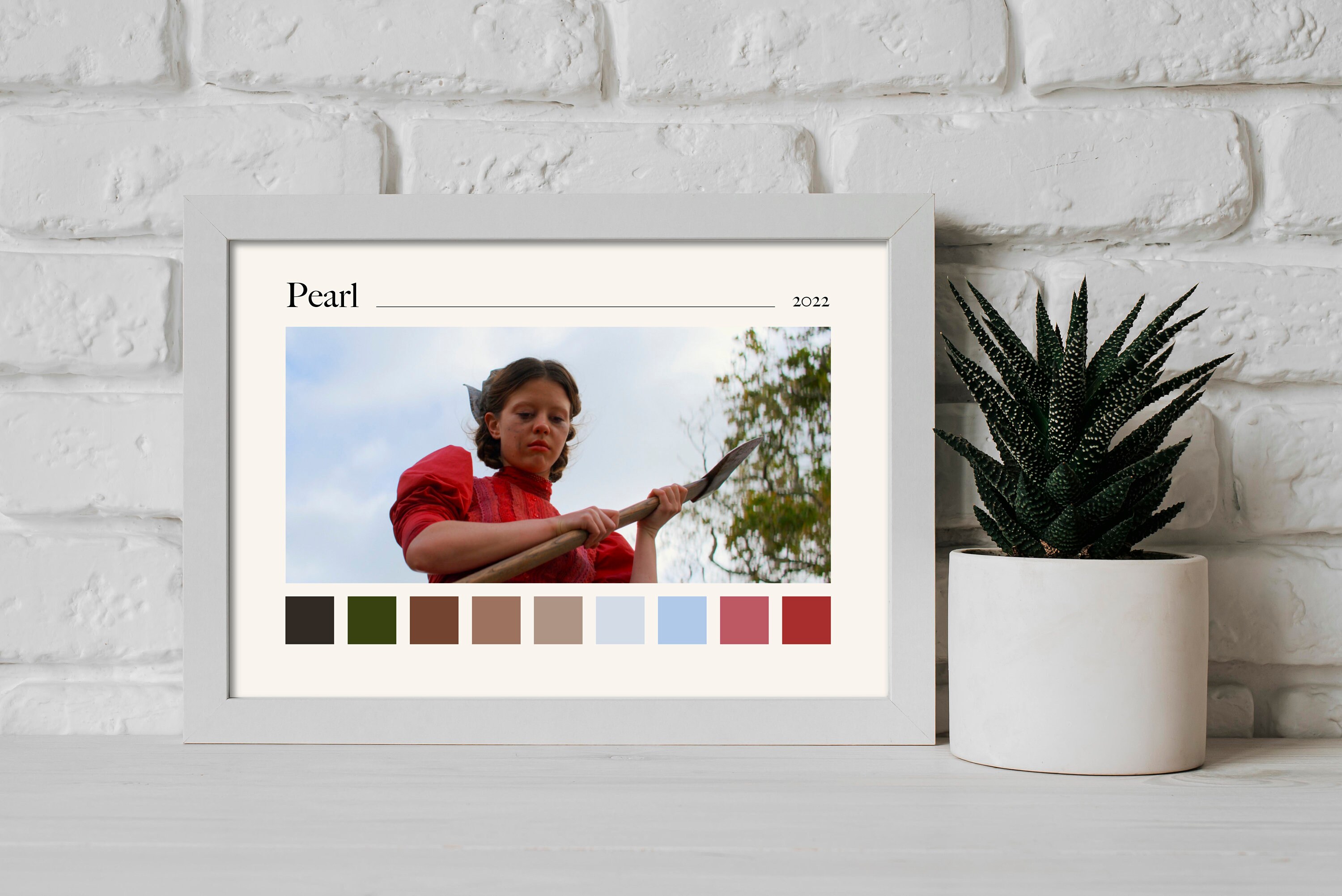 Pearl Movie Poster | Colour Palette Poster | Minimalist Movie Poster ...