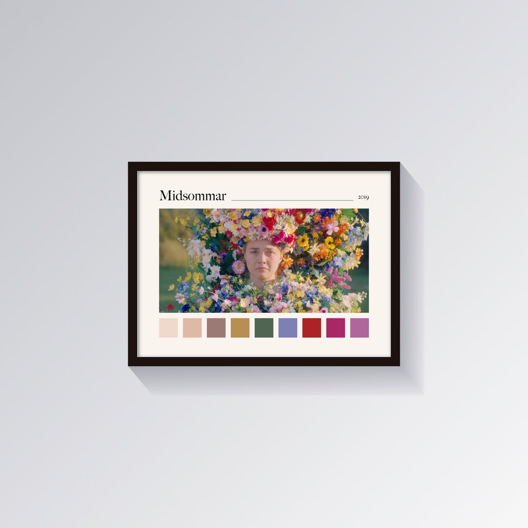 Midsommar Movie Poster | Minimalist Color Palette Print (digital ...