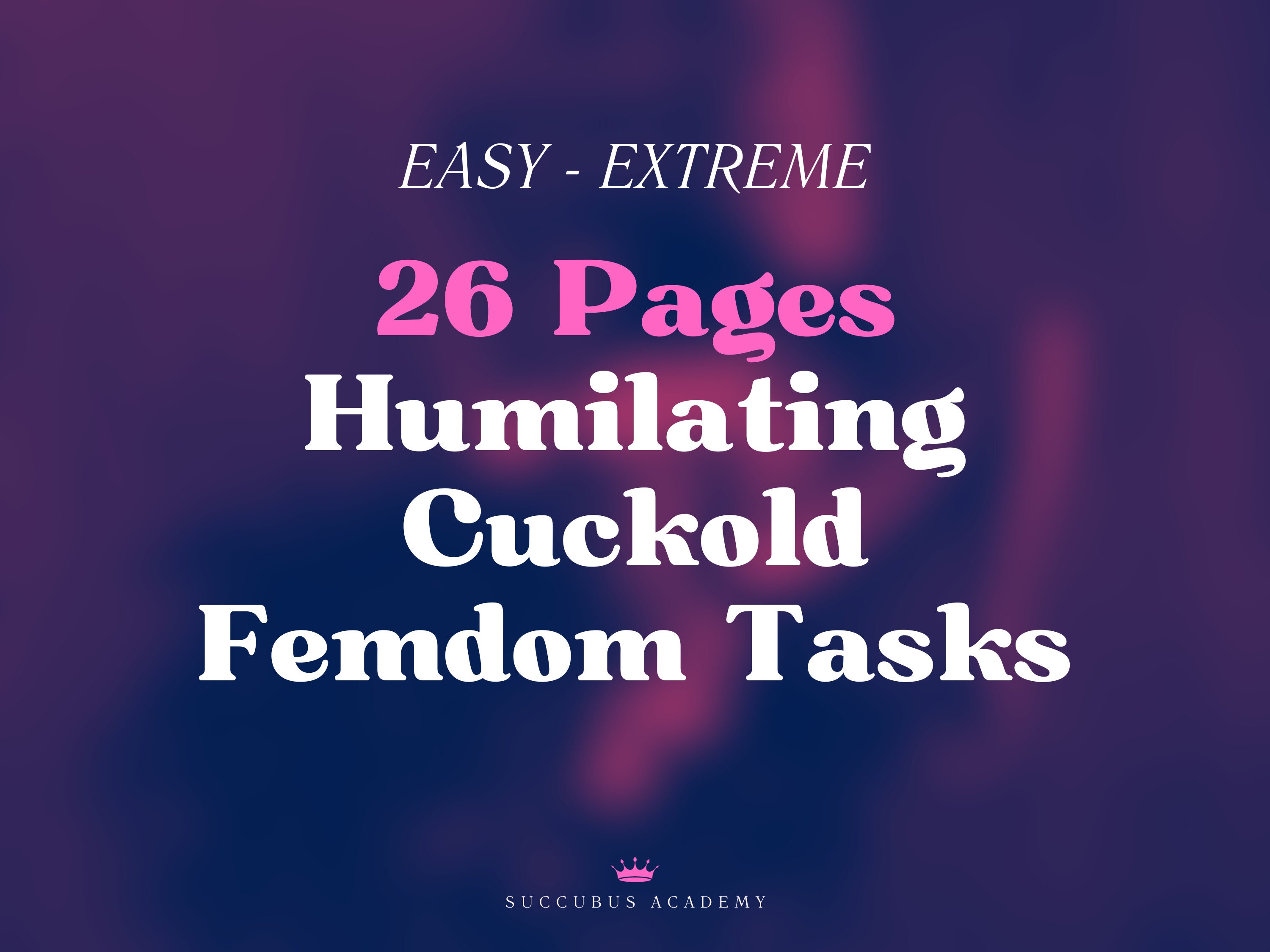26 Pages Femdom Tasks, Cuckold Ideas, Humiliation Ideas, Guide for Cucks, Cuck Training, Femdom ...