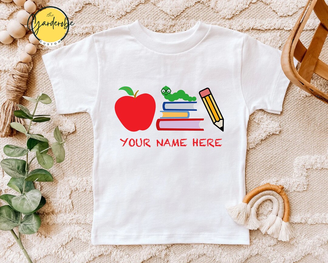 Custom Back to School Shirt: Personalized First Day Tee - Etsy