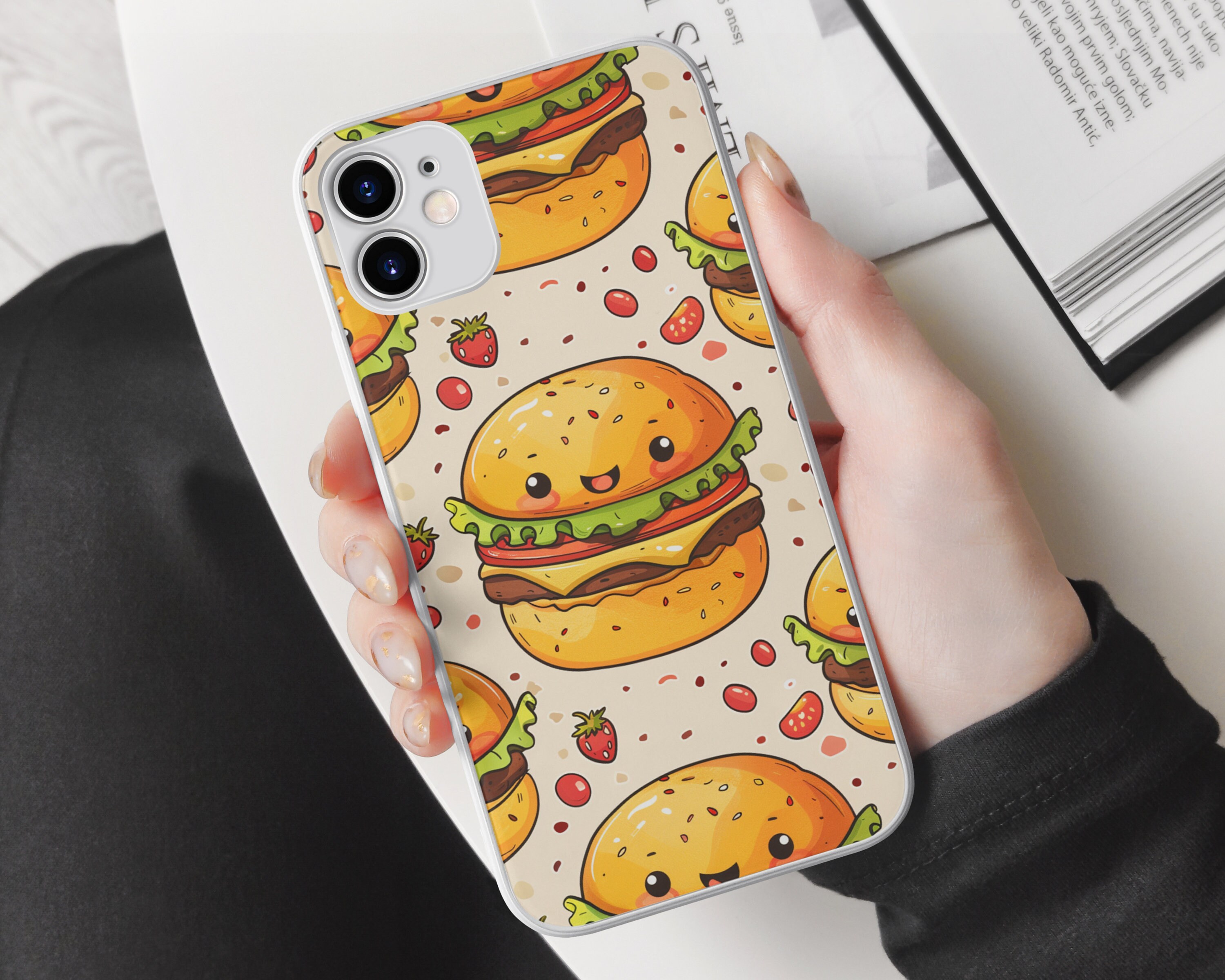 20 Kawaii Food Phone Case PNG Bundle ,phone Designs for Sublimation ...