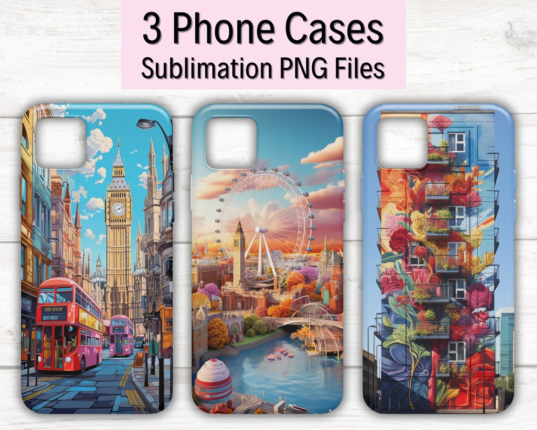 Sublimation Phone Cases, London Printable Art, London Phone Case ...