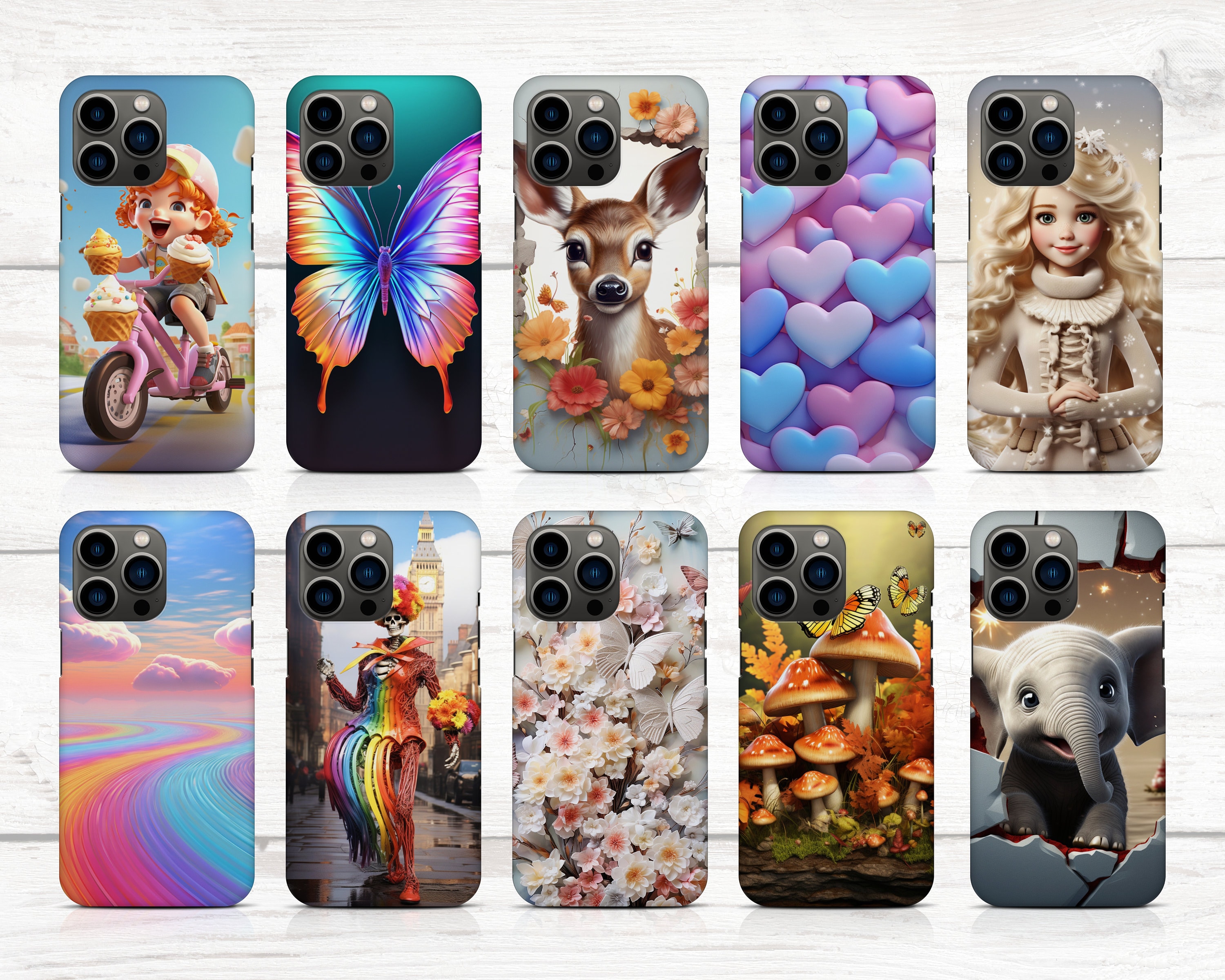 20 Phone Case Sublimation Bundles, Phone Case 3D Printed, iPhone Case ...