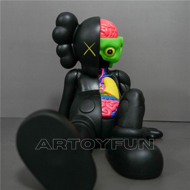 Inspired by KAWS Sitting Anatomy KAWS Home Decoration - Etsy