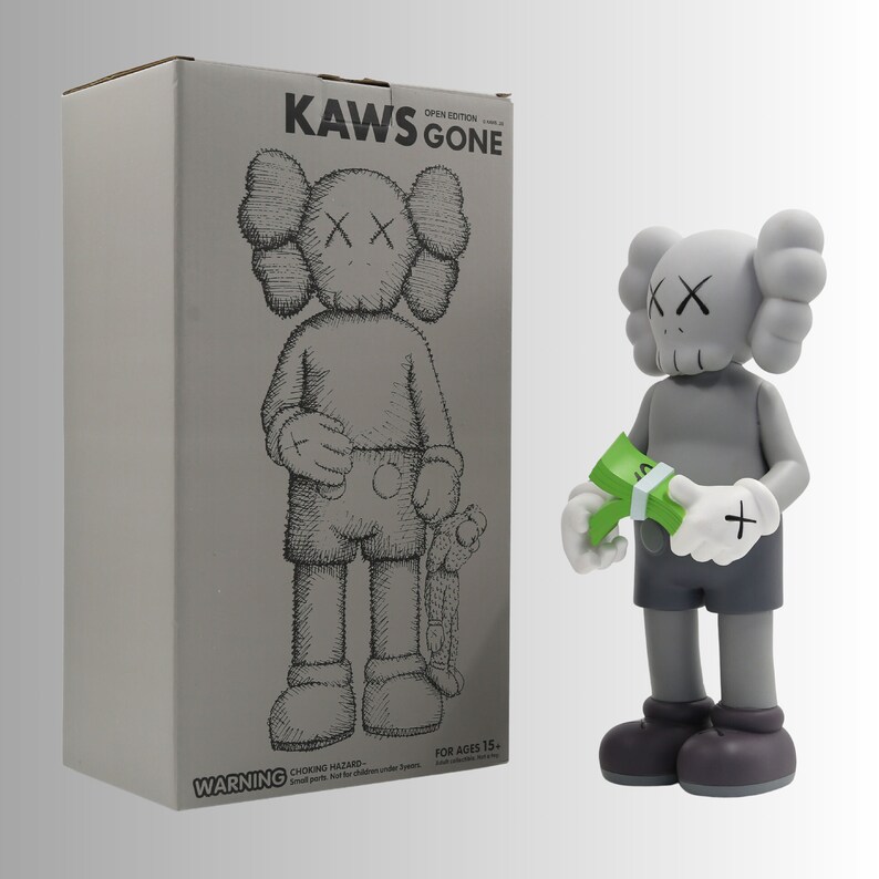 Inspiried by KAWS Money Figure Rare Edition Height 30cm - Etsy