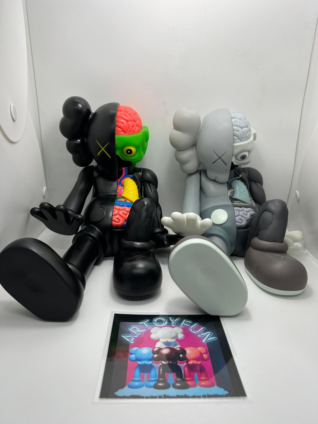 KAWS Sitting Anatomy Movible Arms, Art Collection Figure, Kaws Figure ...