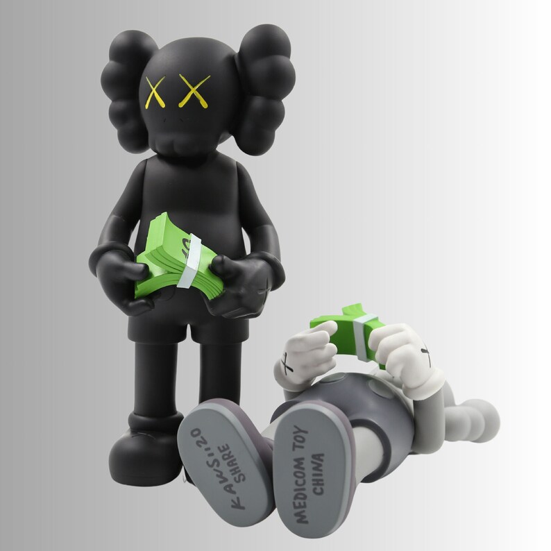 Inspiried by KAWS Money Figure Rare Edition Height 30cm - Etsy