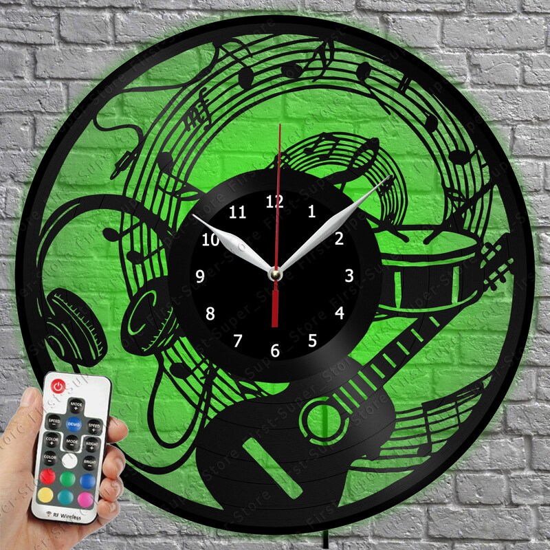 Vinyl Record Clock - Etsy