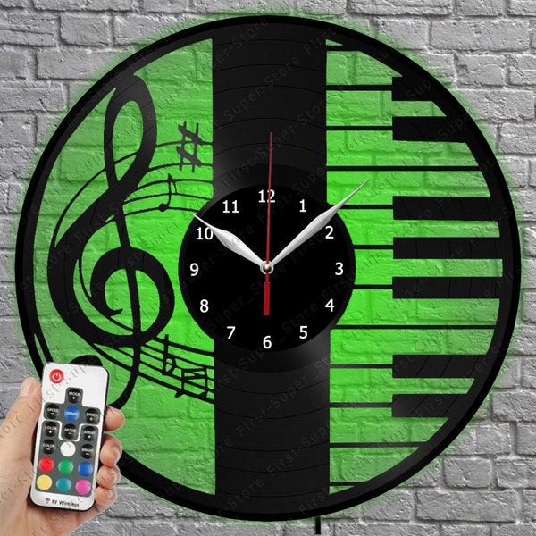 Record Wall Clock - Etsy