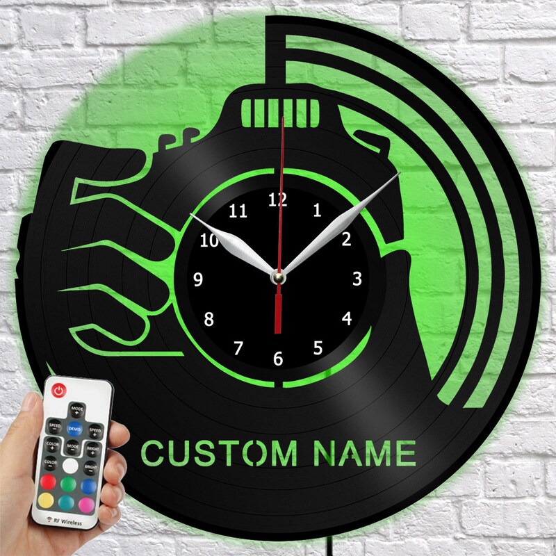 Vinyl Record Clock - Etsy
