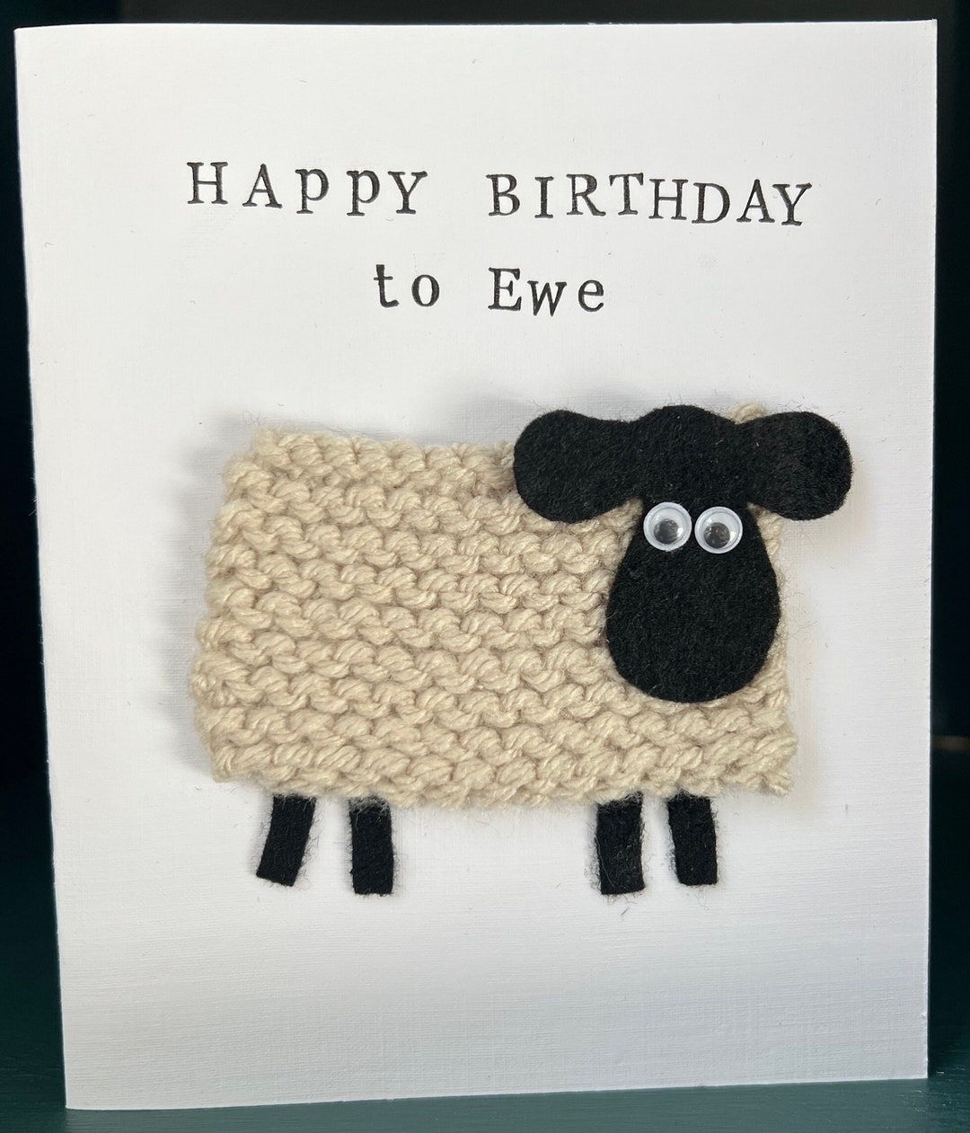 Sheep Birthday Card - Etsy UK