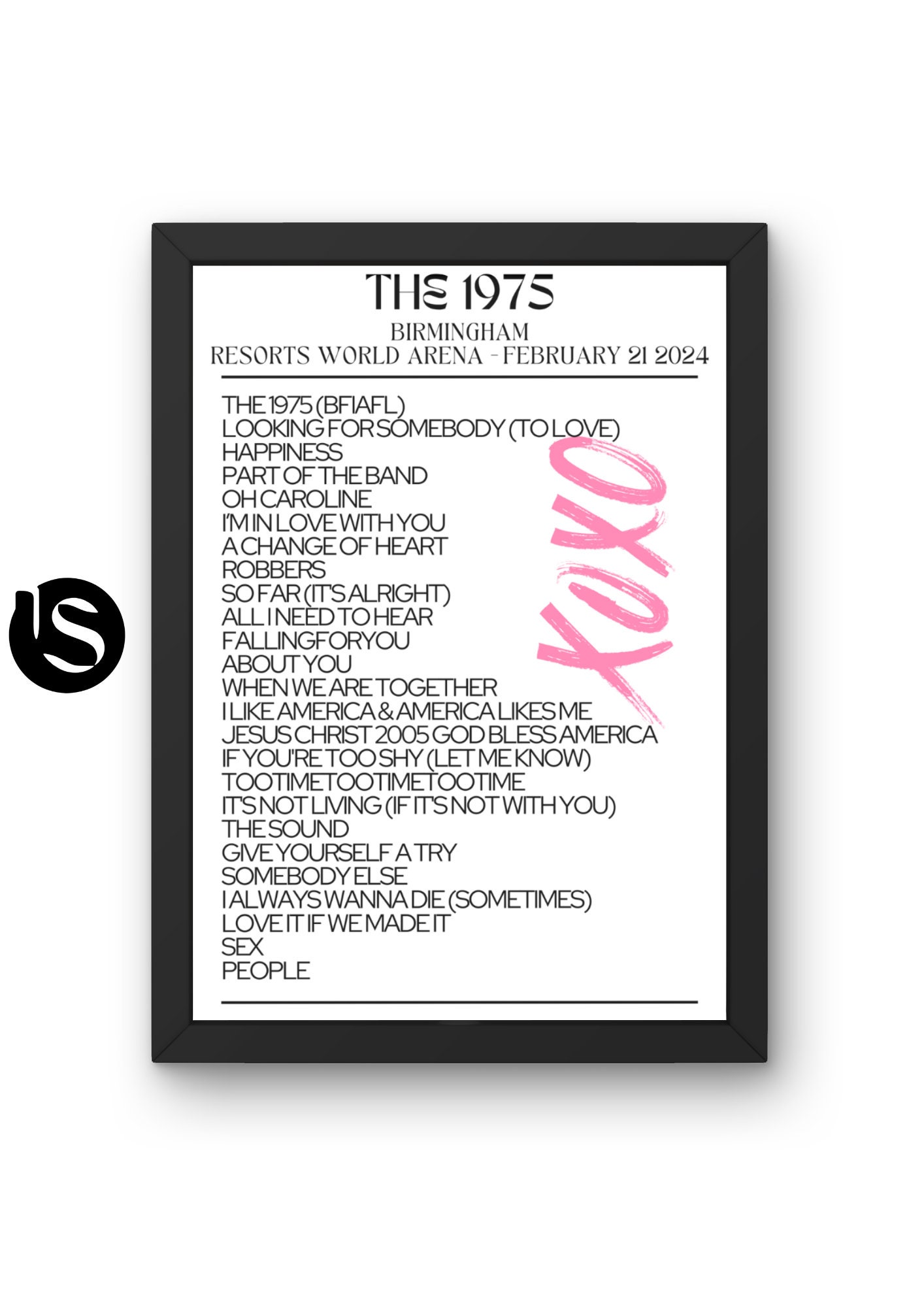 The 1975 Birmingham February 21st 2024 Setlist sold by Paralyzed ...