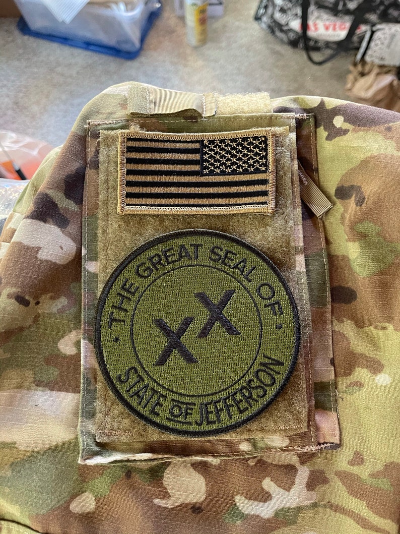 State of Jefferson Patch - Subdued Mission Ready! SOJ 51st State - Etsy