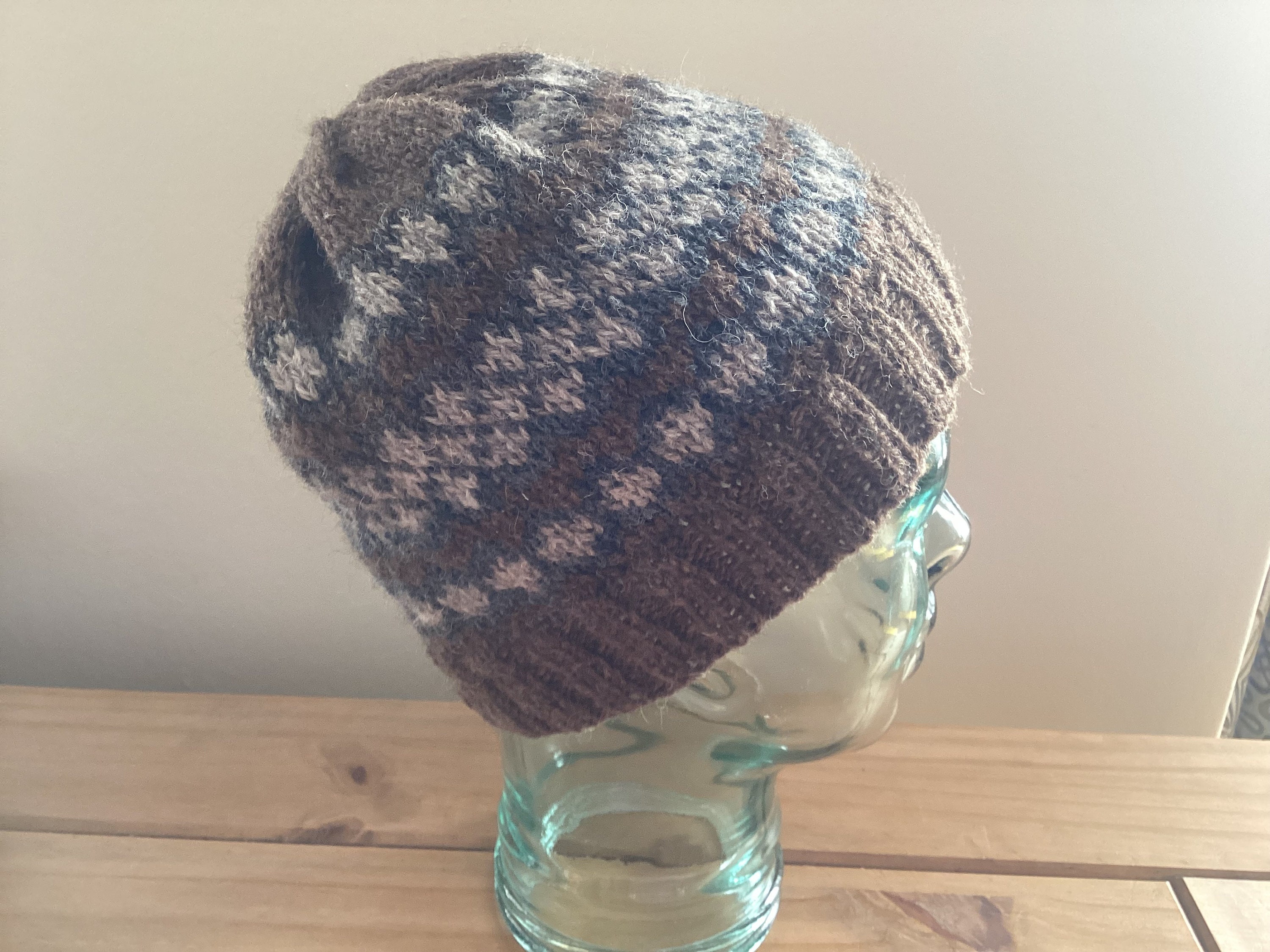 The Shepherds Beanie Hat PDF Digital Knitting Pattern. Fair Isle. - Etsy