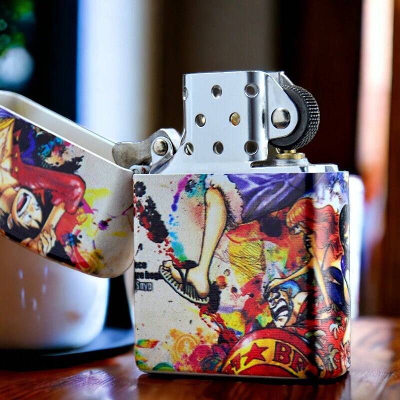 Anime Inspired Lighter Luffy Poster Design Anime-themed - Etsy