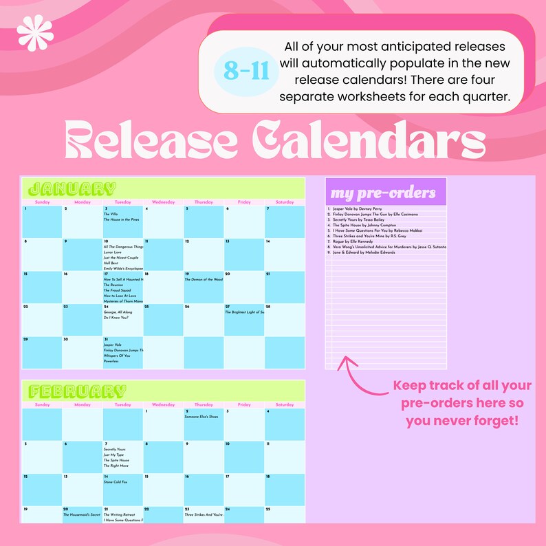 Ultimate Reading Tracker Book Tracker Spreadsheet Digital Book Log ...