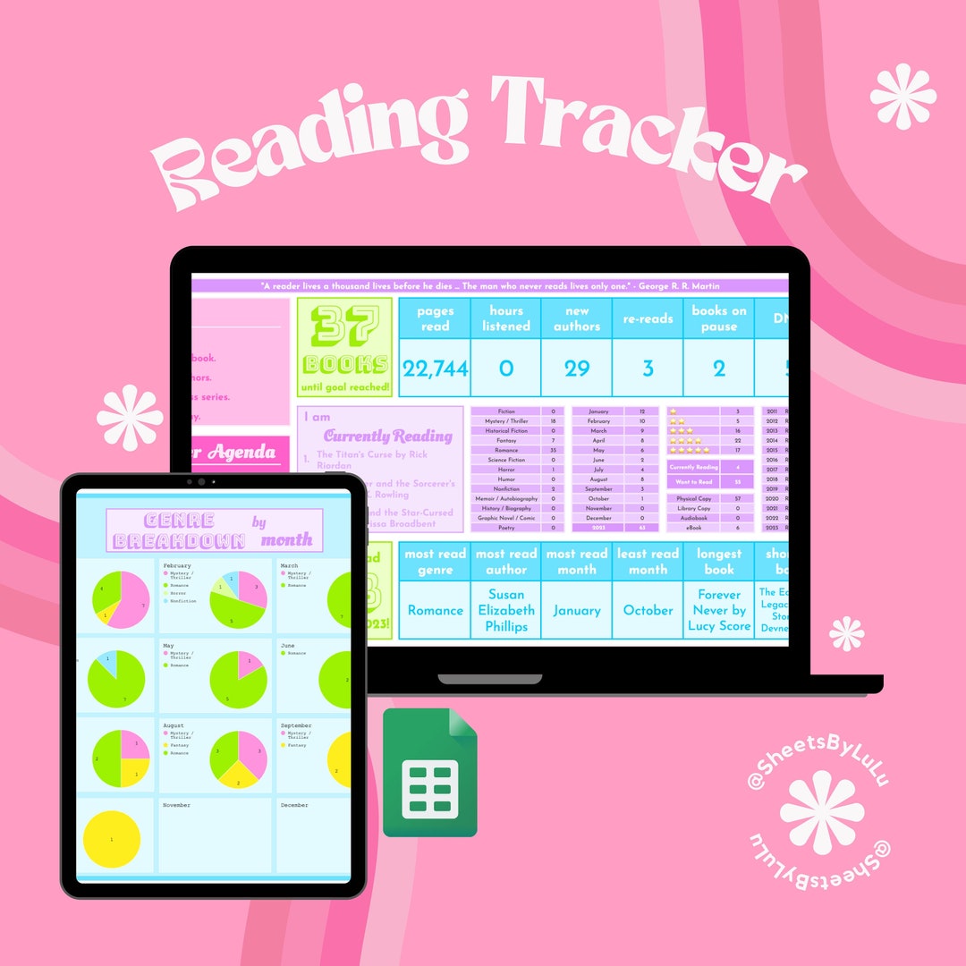 Ultimate Reading Tracker | Reading Tracker | Book Tracker | Reading ...