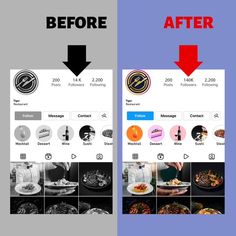 NFC Instagram Sticker With Your Logo, Custom Instagram Lable With Name ...