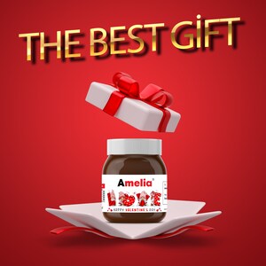 Personalized Nutella Label With Name, Custom Nutella Label for ...