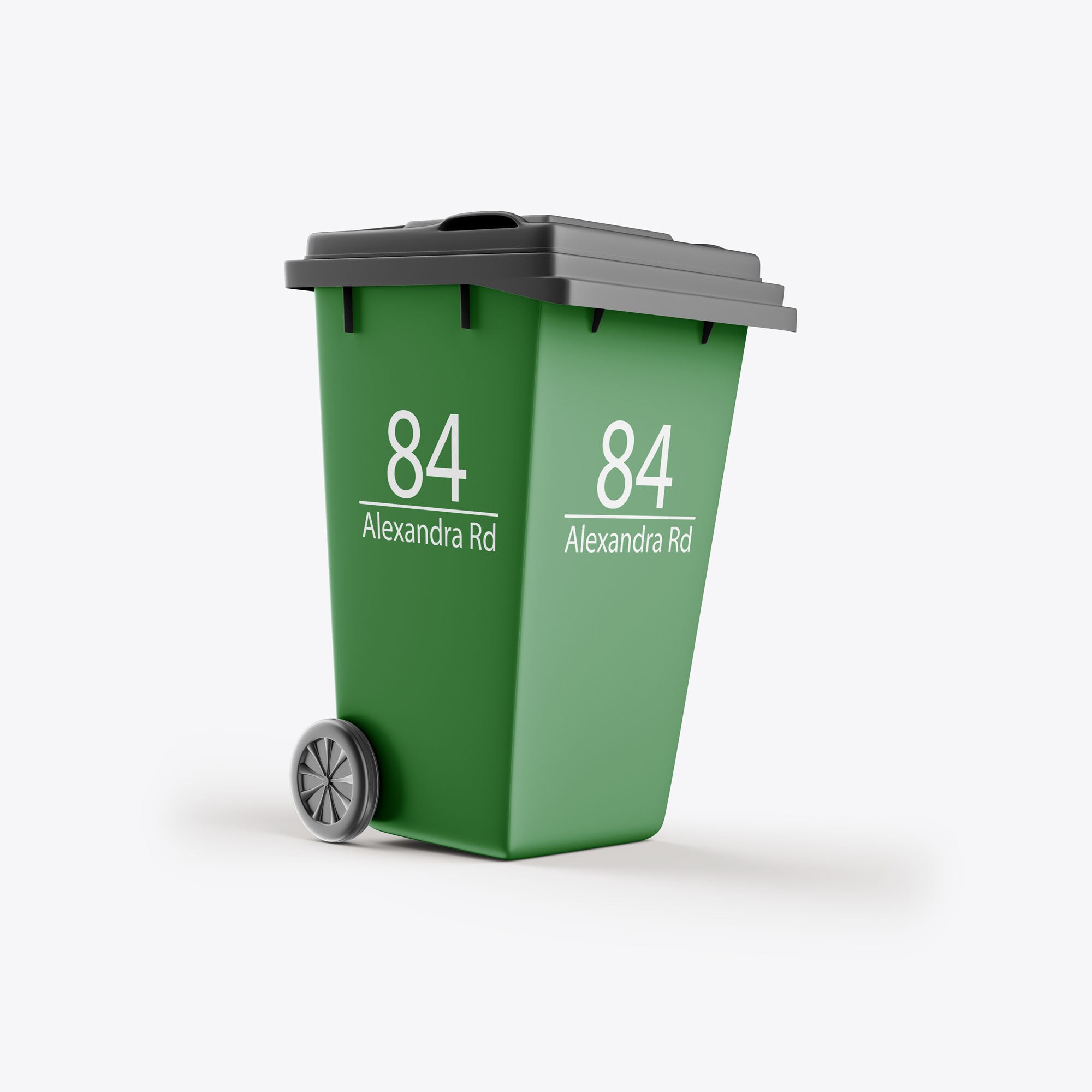 Personalised Wheelie Bin Vinyl Decal Waterproof Vinyl Wheelie - Etsy