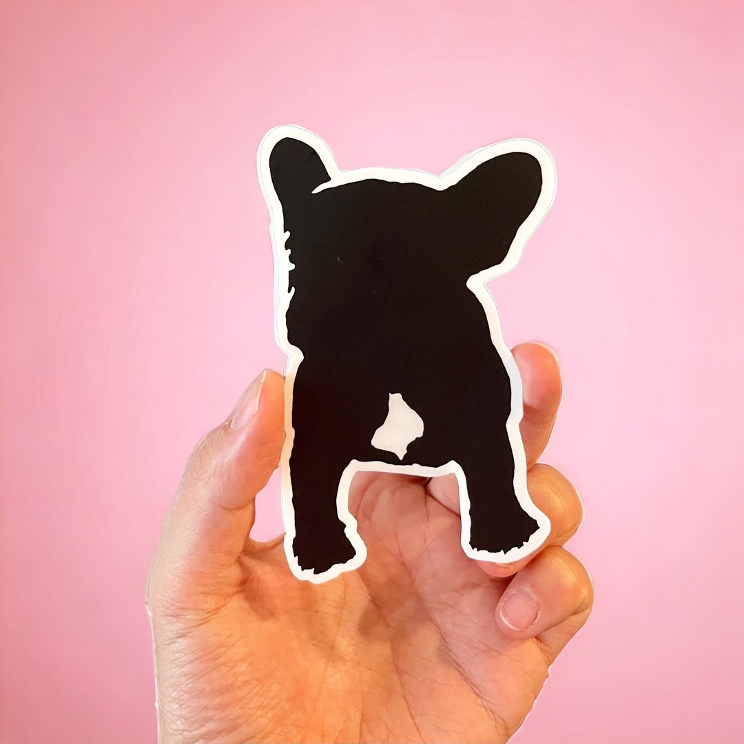 Abstract French Bulldog Sticker large Version, Frenchie Decal, Frenchie ...