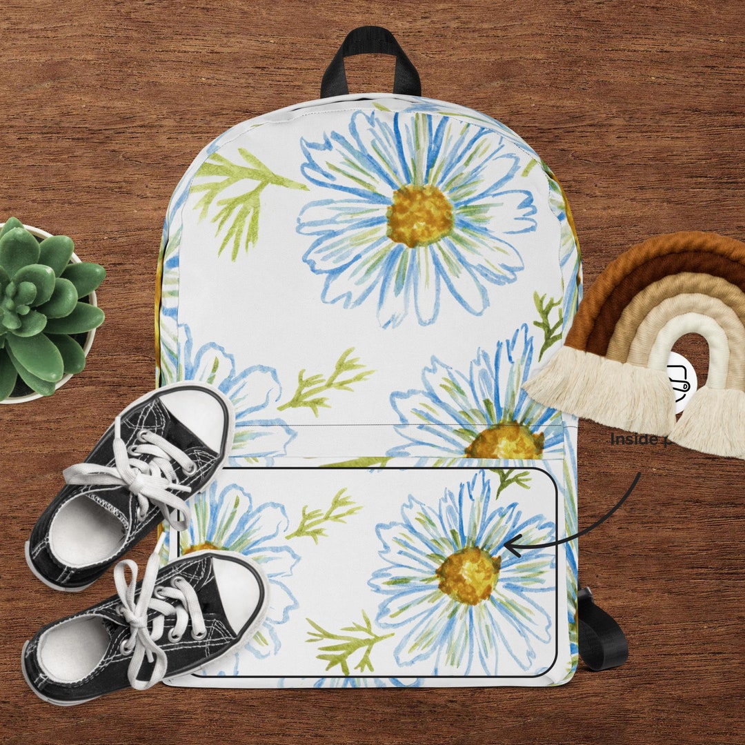 Daises Backpack, Back to School Gift, Gift for Her, Gift for Him ...