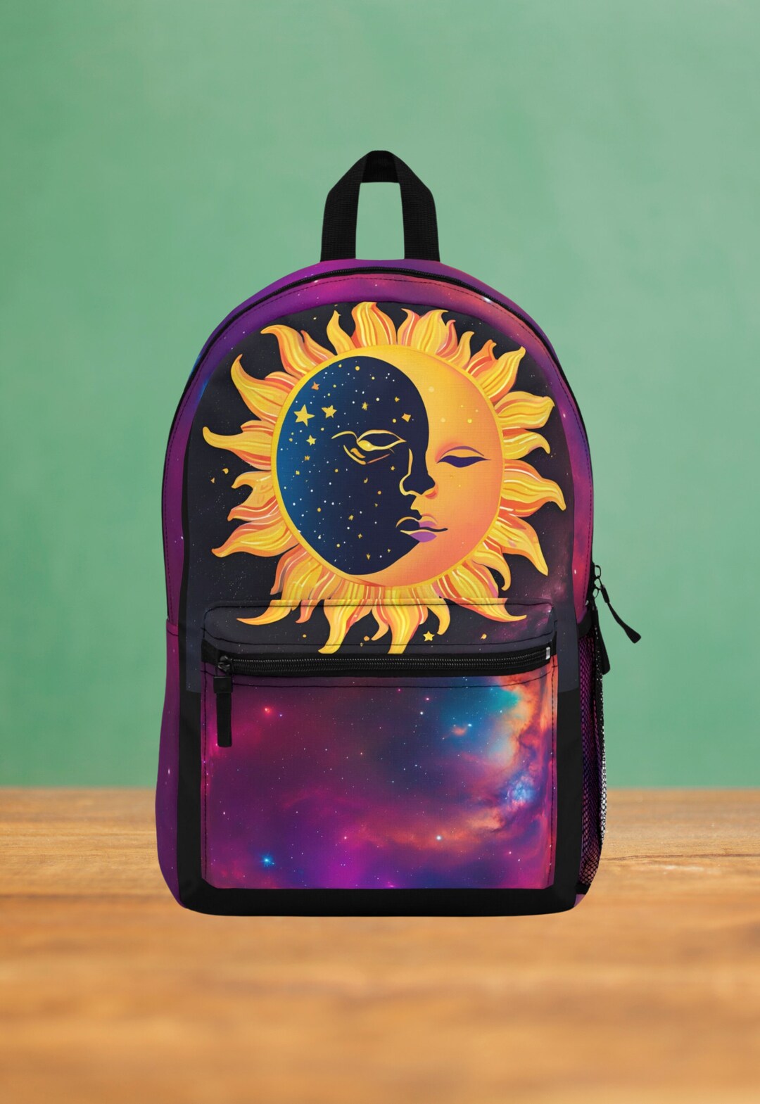 Sun and Moon in Milky Way Galaxy Backpack for School College University ...