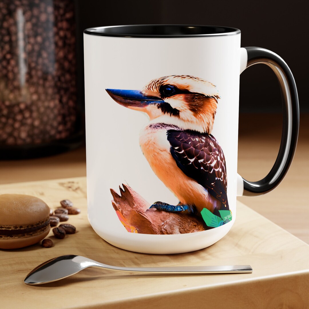 Kookaburra Fascinating Bird, Coffee Mug, Mug, Birds Lovers Gift ...