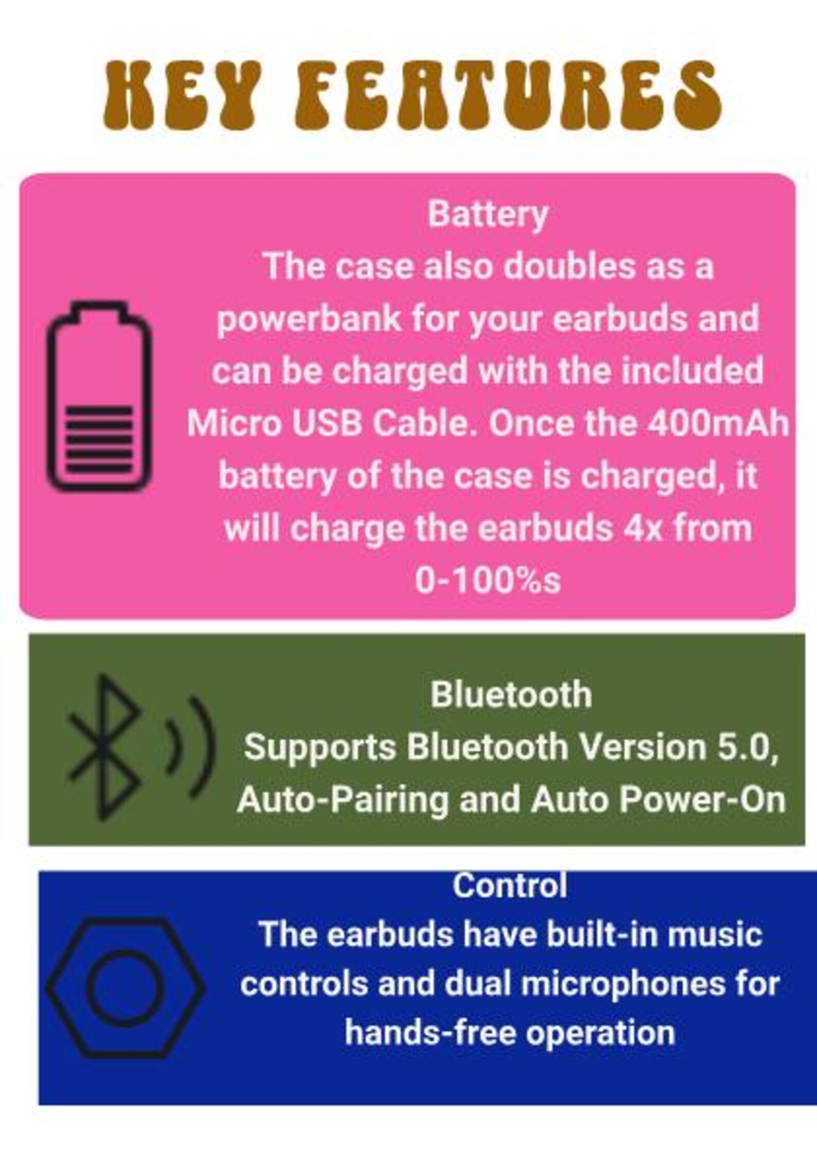 Celestial Series Design Essos Wireless Earbuds, in Gothic Style Design ...