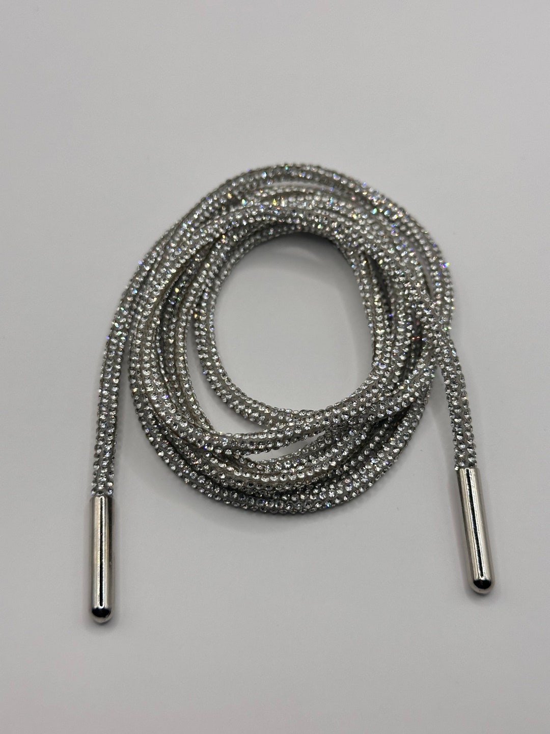 Rhinestone String Shoe Lace - Hoodie Drawstring - Crystal Cord- Zircon ...