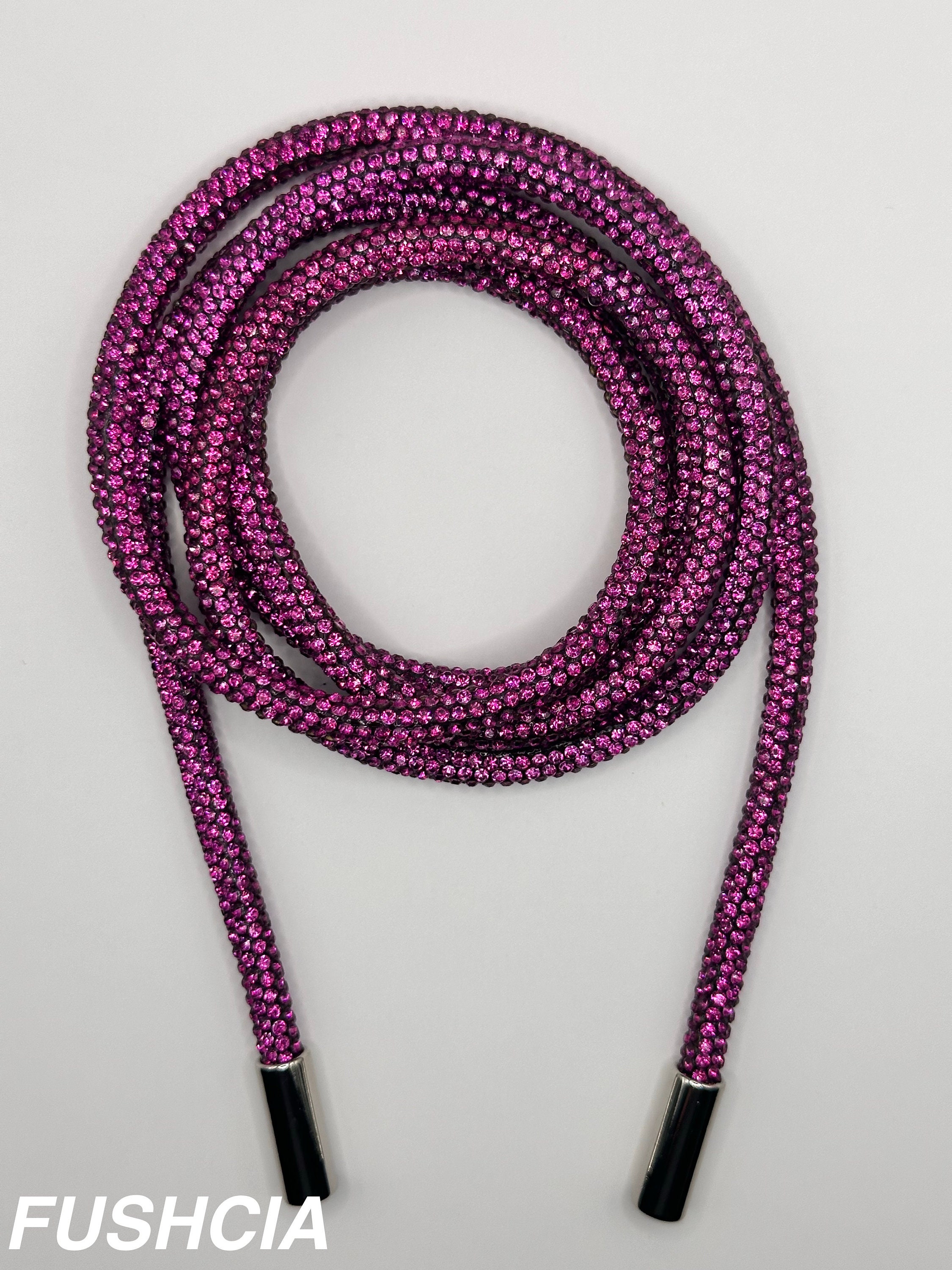 Rhinestone Hoodie String With Silver Metal Ends Hoodie Replace Crystal ...