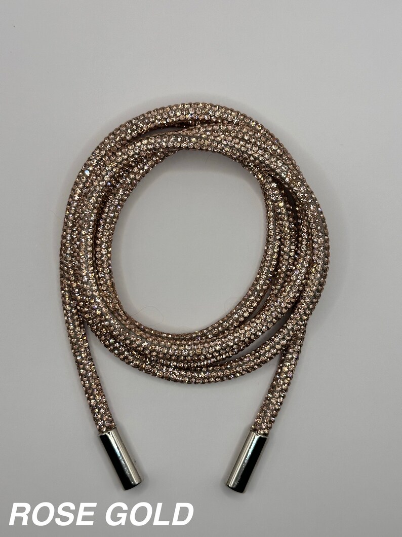 Rhinestone Hoodie String With Silver Metal Ends Hoodie Replace Crystal ...