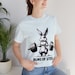 Muscle Bunny Workout T-shirt | Unisex Fitness Animal Humor Tee Top ...