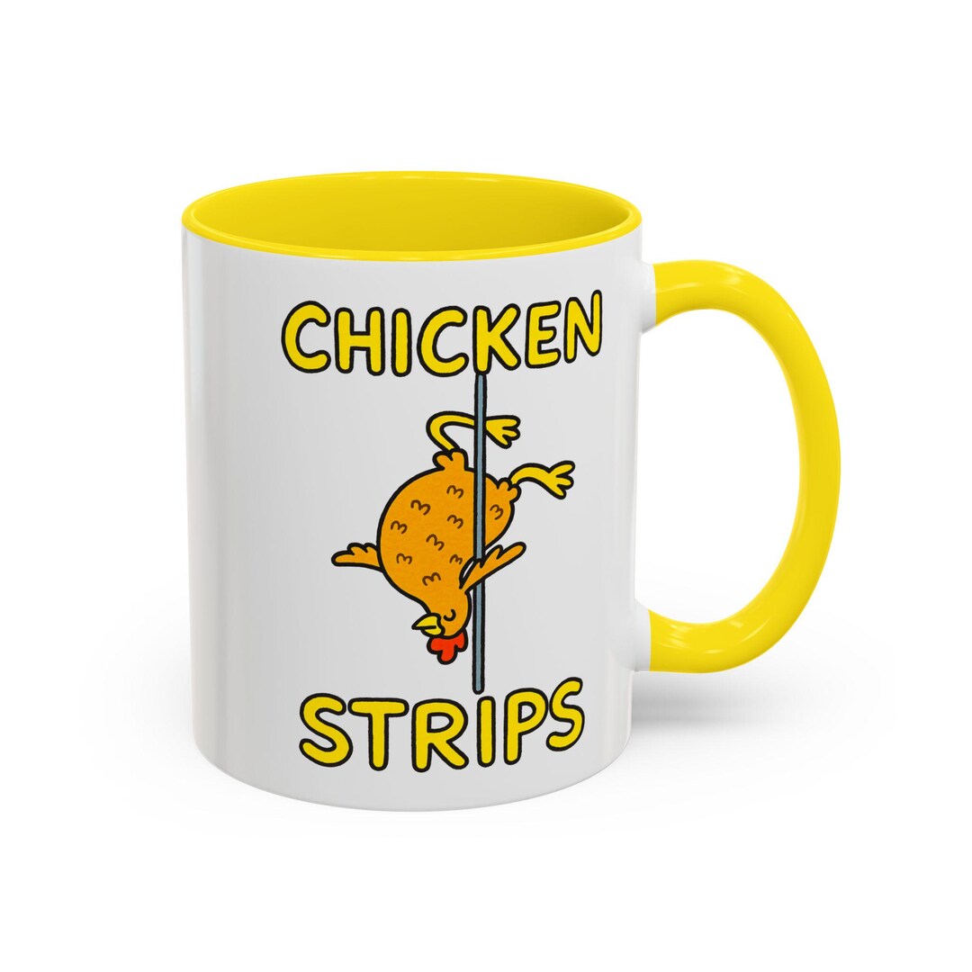 Funny Chicken Strips Mug Pole Dancing Chicken Pun Coffee Cup, Foodie ...