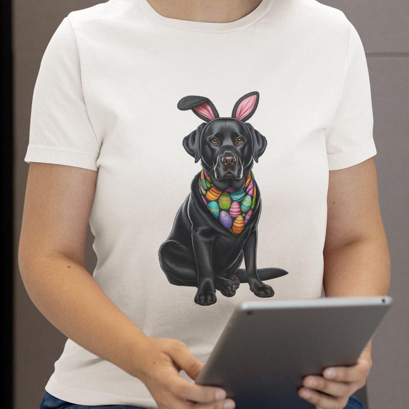 Bunny and Dog Ear Shirt - Etsy