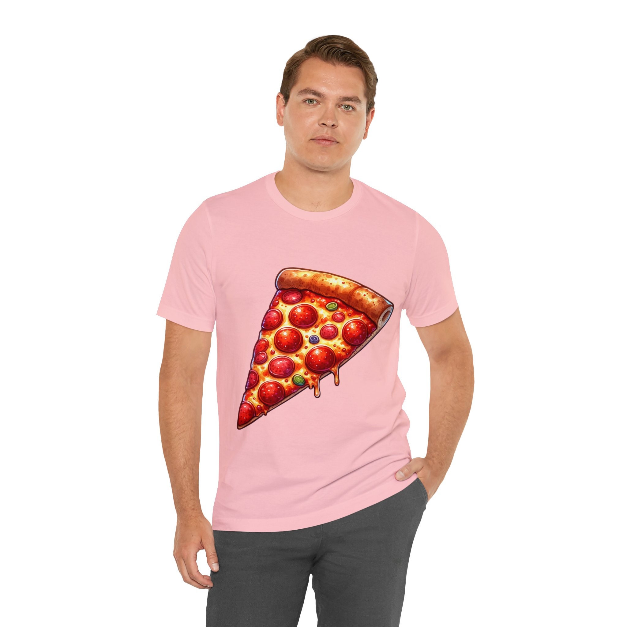 Watercolor Pepperoni Pizza T-shirt Unisex Artistic Tee - Etsy