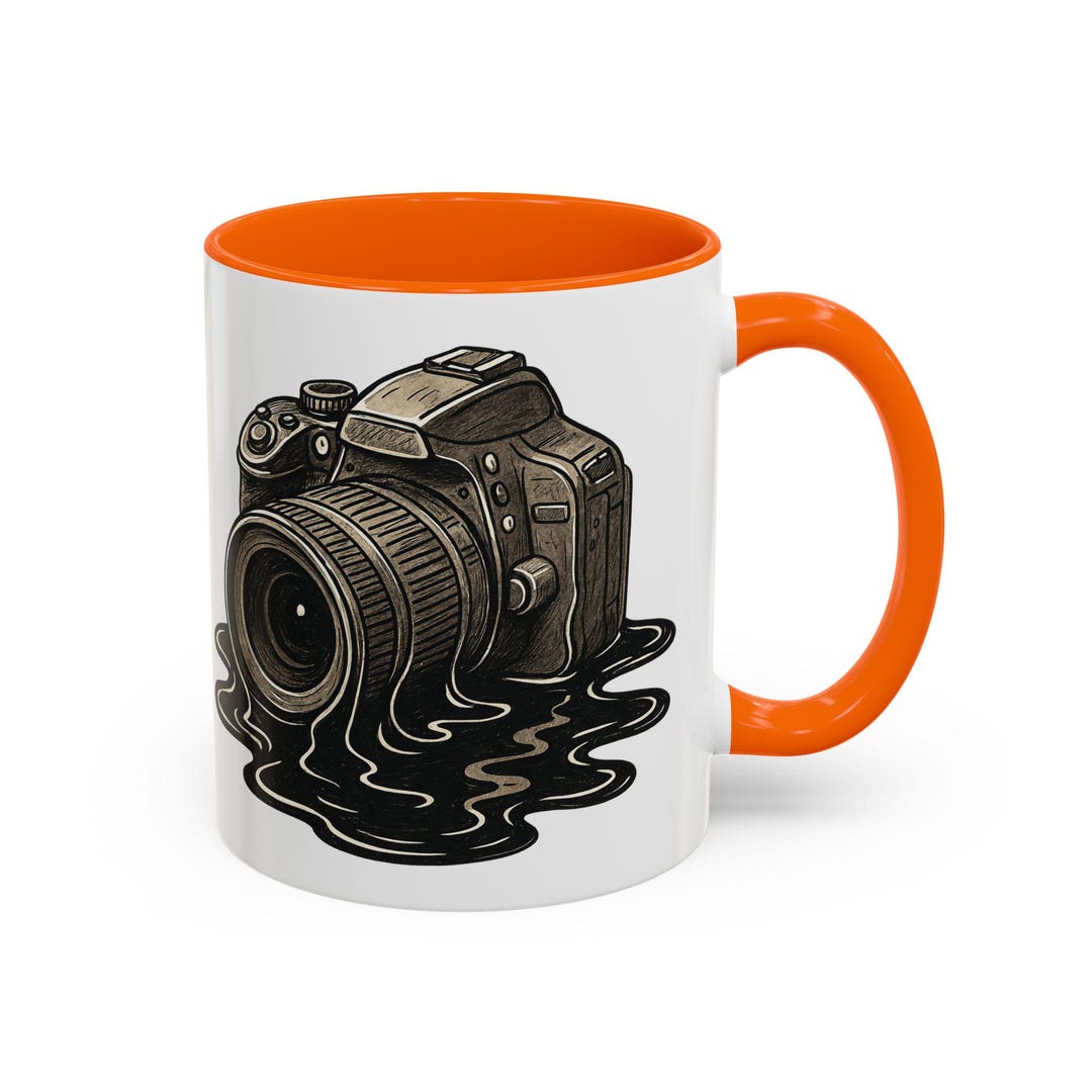 Melting Camera Mug With Surreal Photographer Art, Unique Coffee/tea Cup ...