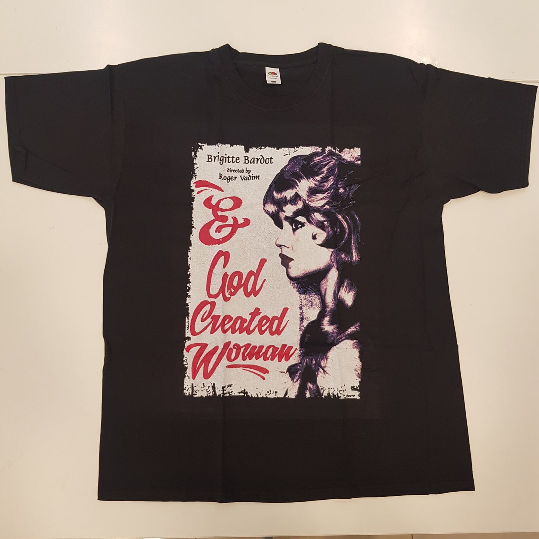 Sale and God Created Woman Movie Poster Vintage BLACK Color Men's T ...