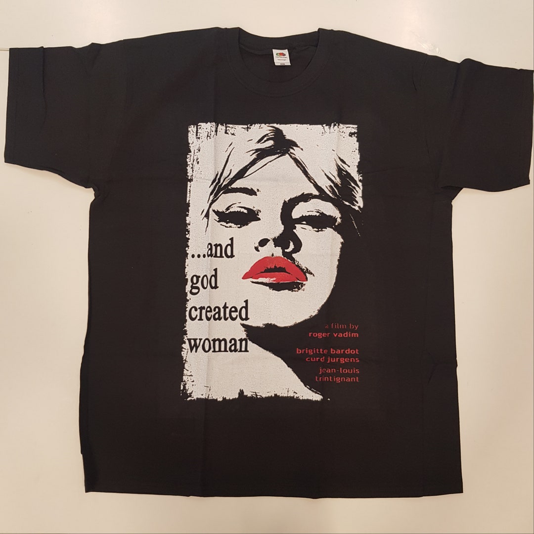 Sale and God Created Woman Movie Poster Vintage BLACK Color Men's T ...