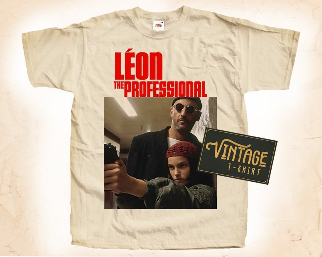 Leon V1 Tshirt Vintage Natural Color Men's Tshirt DTG Digital Print ...