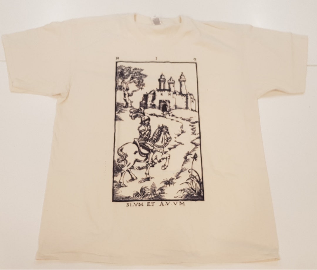 Sale Ninth Gate Cards Movie Poster Vintage NATURAL Color Men's T-shirt ...