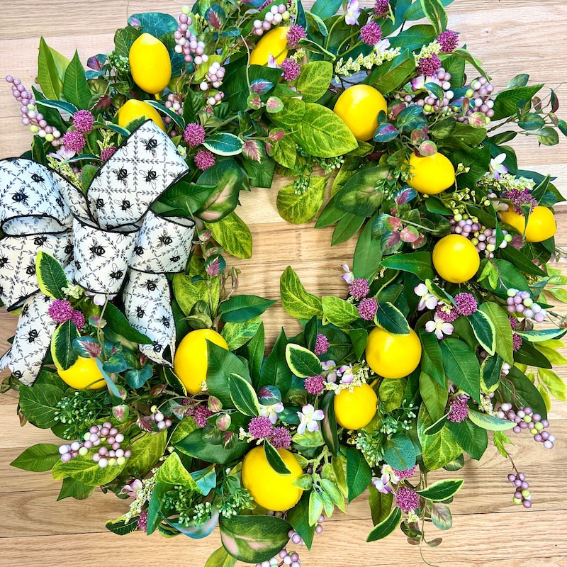 Lemon Wreath - Etsy