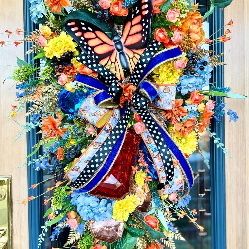 Butterfly Wreath - Etsy