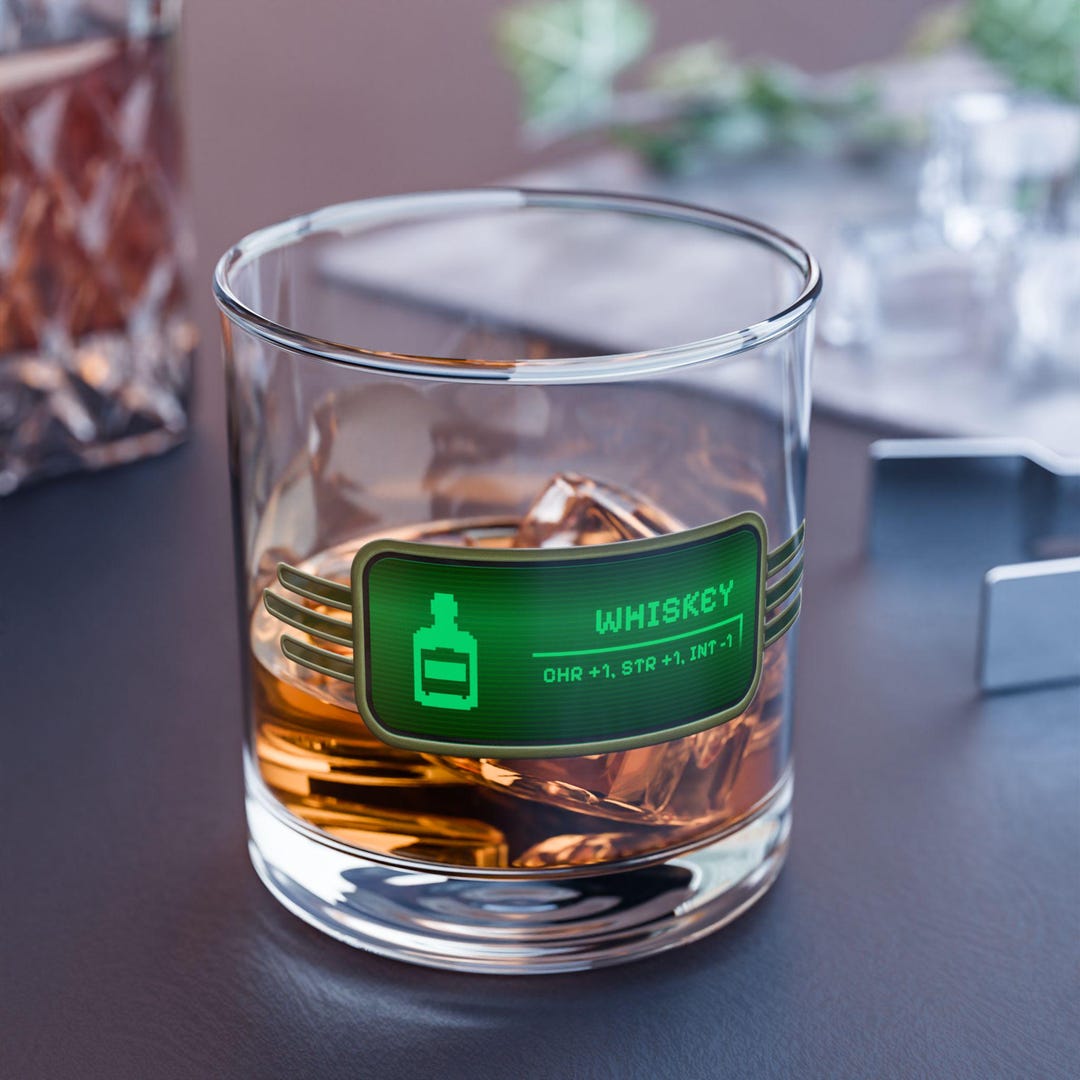 Whiskey Rocks Glass Fallout-inspired Video Game Drinkware Tumbler for ...