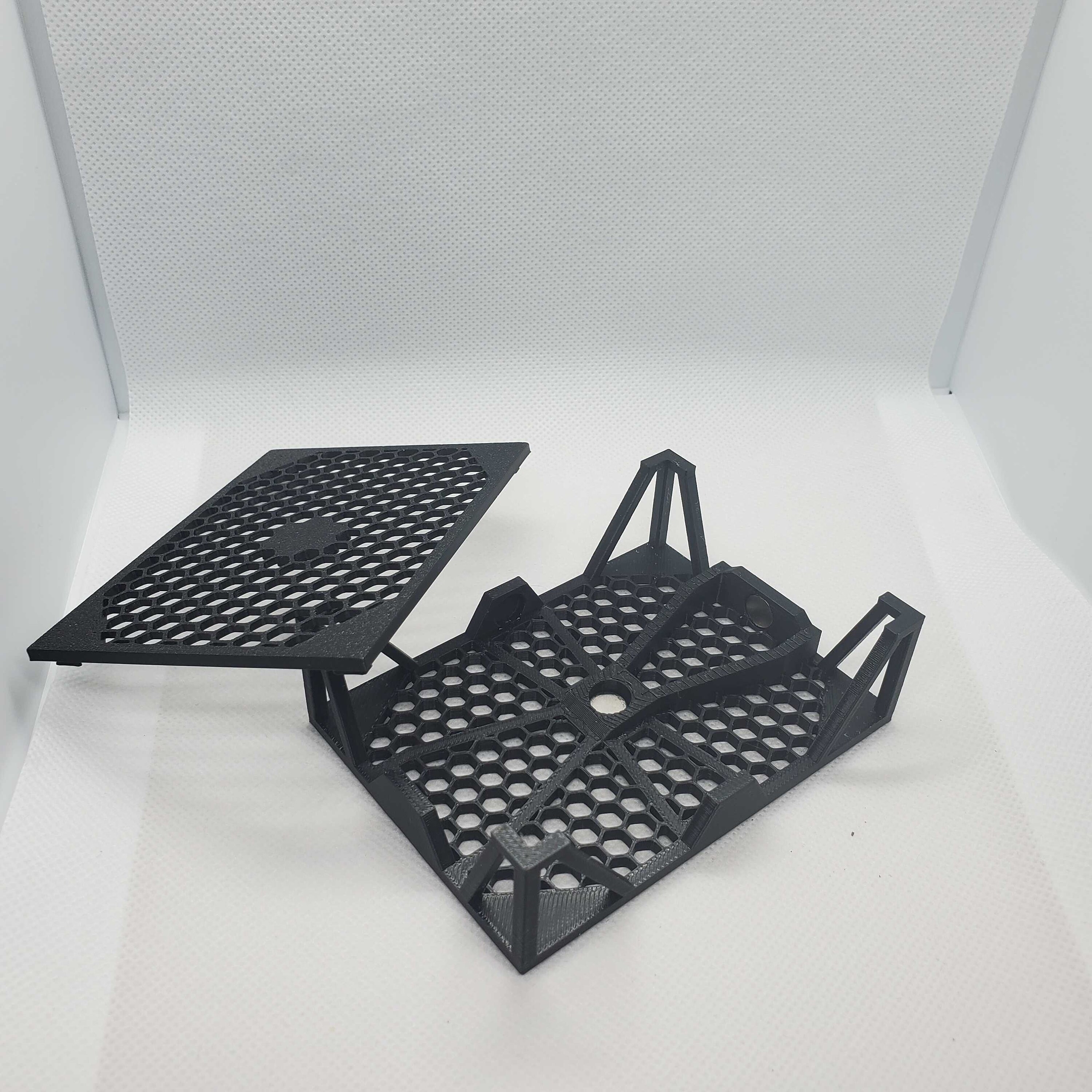 Magnetic Playing Card Box, Snappable Cover for Secure Storage, Modular ...