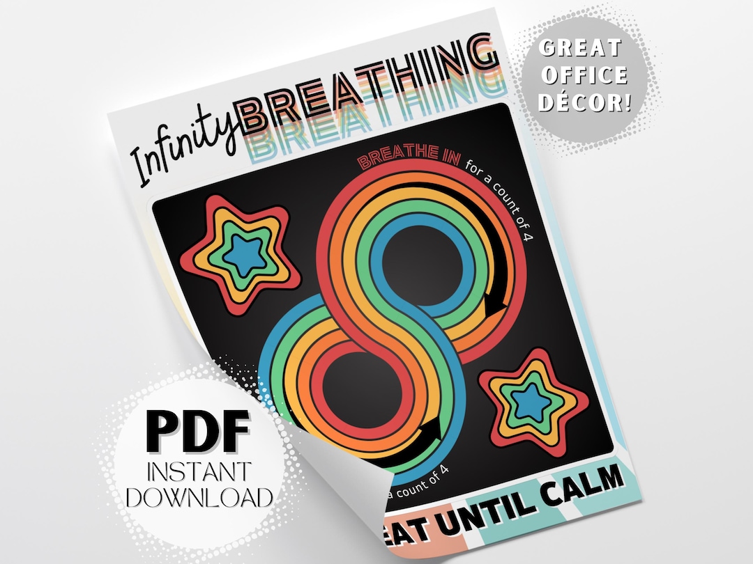 Infinity Breathing Poster: Printable Classroom Poster for Building ...
