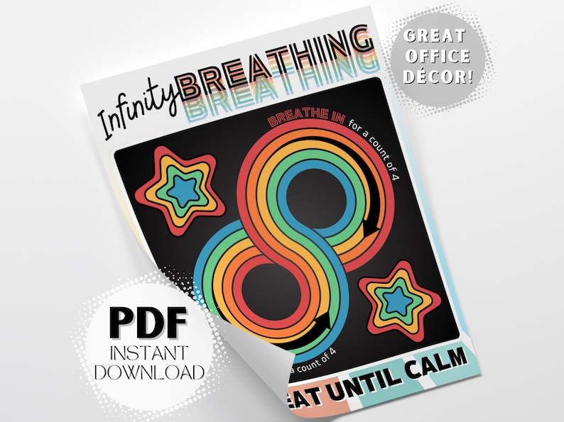 Infinity Breathing Poster: Printable Classroom Poster for Building ...