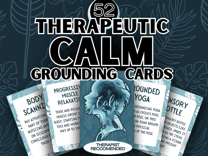 Calm Cards: 52+ Printable Grounding & Mindfulness Playing Cards to Help ...
